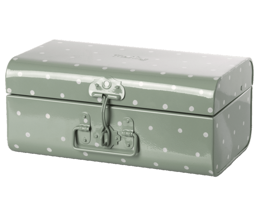 Valise métallique à points | Côté Coeur Côté Jardin