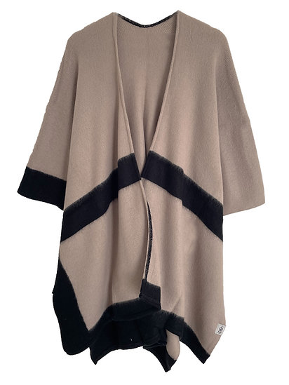 MANIDOU - Poncho Striped | Côté Coeur Côté Jardin